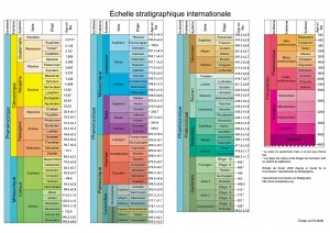 Echelle des temps géologiques | Association Vendéenne de Géologie